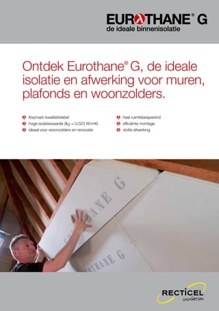 Recticel Insulation - Eurothane g productflyer | PDF