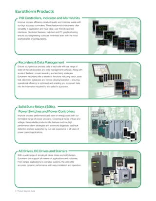 Eurotherm US Product Selection Guide | PDF