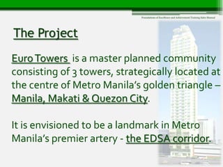 Euro tower, Vivaldi residences Cubao Quezon city, corner EDSA-Aurora ...