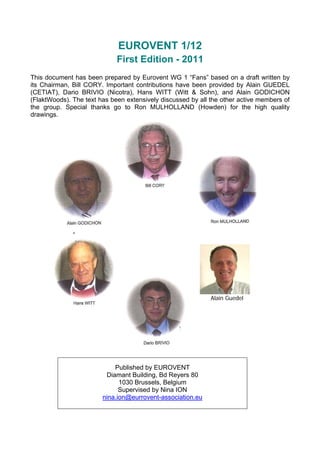 Eurovent rec01 12 - sources of error in aerodynamic system, version ...