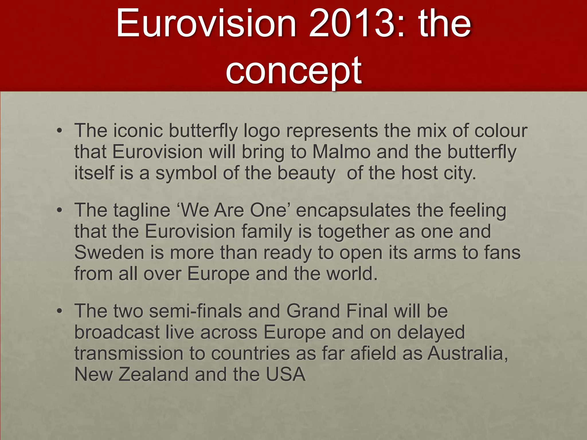 Eurovision slideshow | PPTX