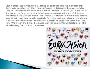 Eurovision song contest | PPT