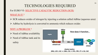 Euro vi technologies and its implementation | PPTX