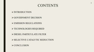 Euro vi technologies and its implementation | PPTX