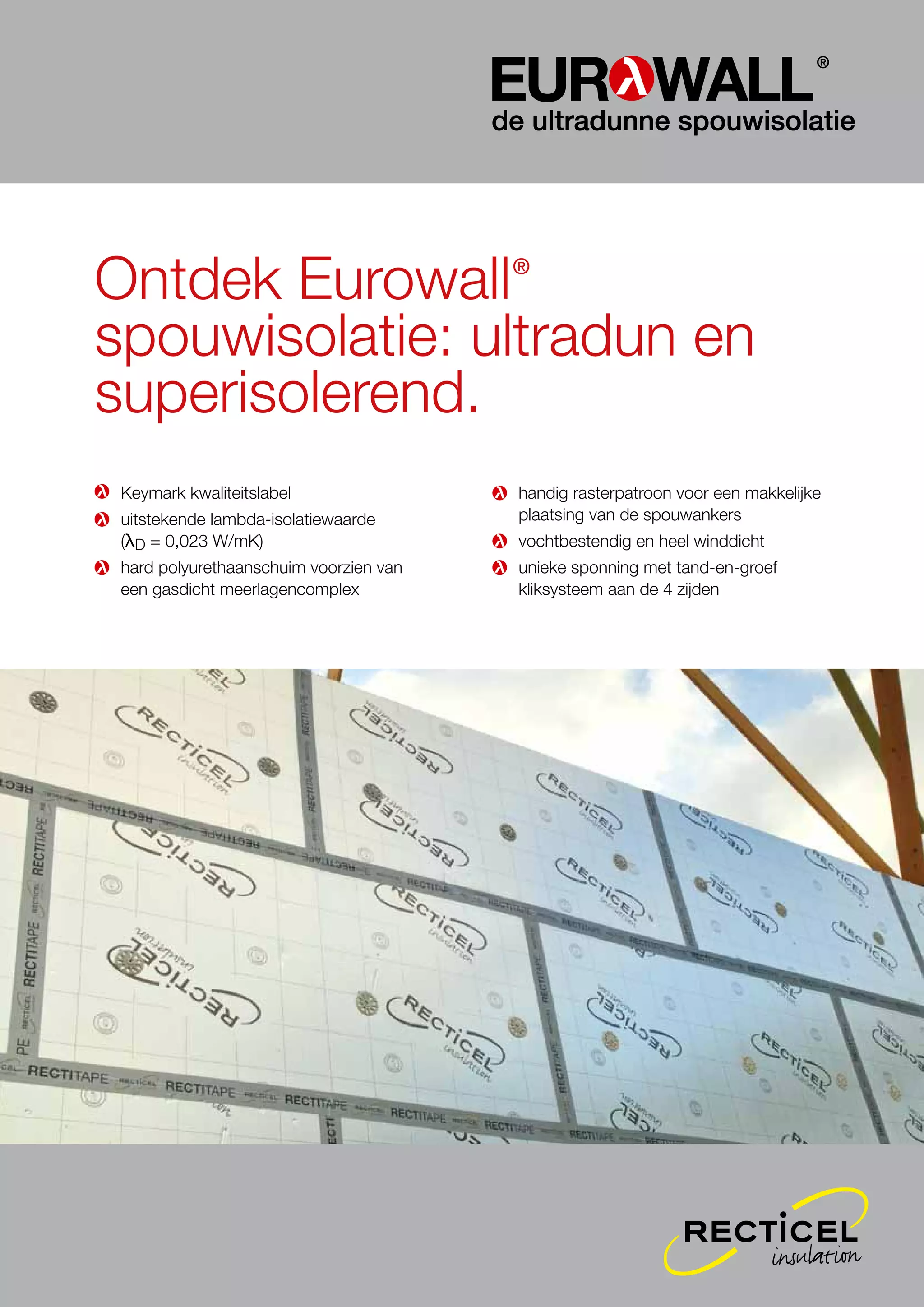 Recticel Insulation - Eurowall productflyer | PDF