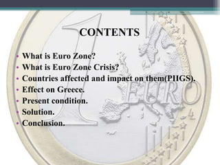 Euro zone crisis | PPTX