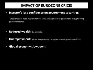 Euro zone crisis | PPTX