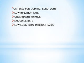 Eurozone crisis: A peek into the sovereign debt crisis | PPTX ...