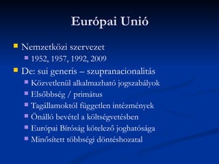Európai unió | PPT