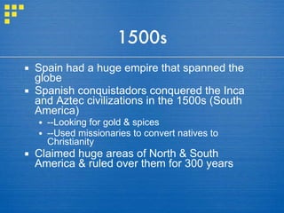 Eurpean Exploration And Empire Building | PPT