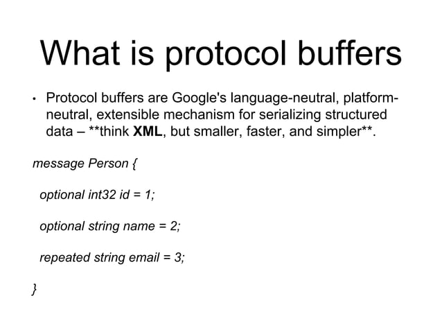 Protocol buffers on JRuby | PPT