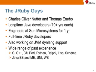 EuRuKo JRuby Talk 2008 | PPT