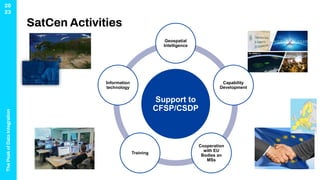 EU SatCen Workflow Automation for Data | PDF