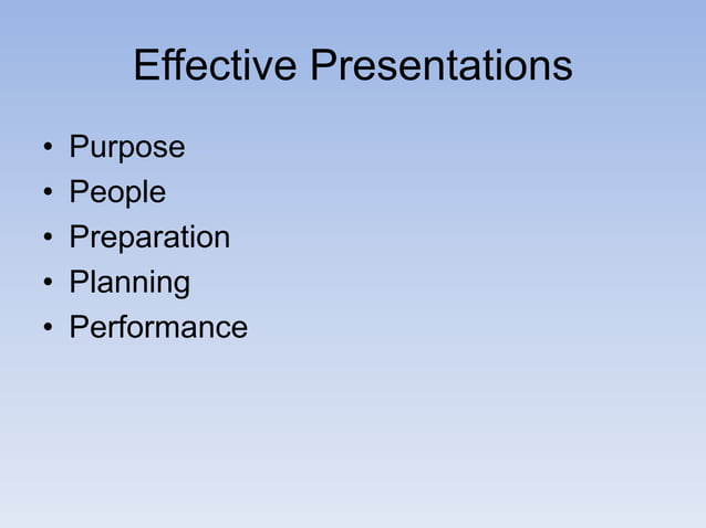 EUS Effective Oral Presentations | PPT