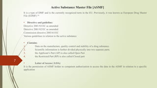 Organization and Structure Of EMA/EDQM ,ASMF,IMPD and Marketing ...