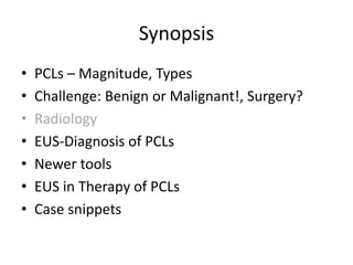 EUS in Pancreatic cystic lesions.pptx