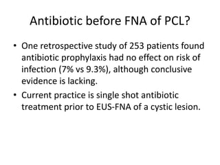 EUS in Pancreatic cystic lesions.pptx