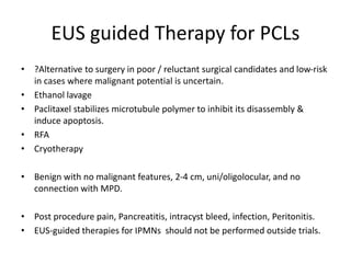 EUS in Pancreatic cystic lesions.pptx