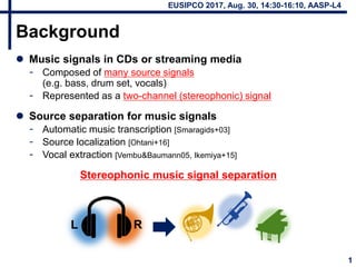 Stereophonic Music Separation Based on Non-negative Tensor Factorization with Cepstrum ...