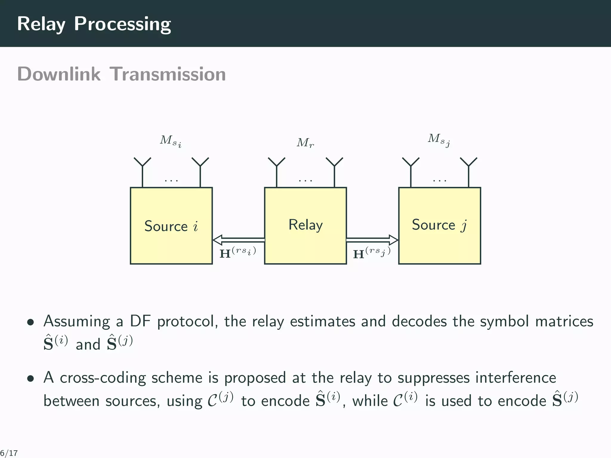 Two Way Mimo Decode And Forward Relaying Systems With Tensor Space Time Coding Ppt