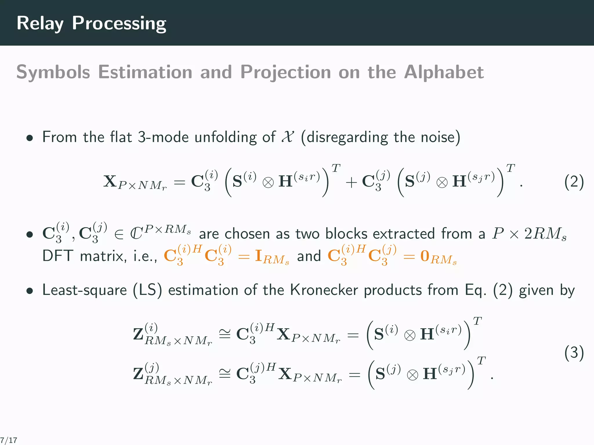 Two Way Mimo Decode And Forward Relaying Systems With Tensor Space Time Coding Ppt