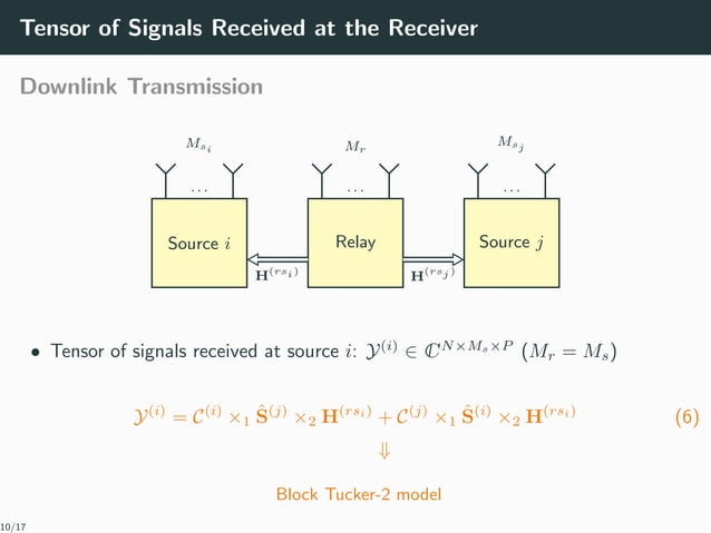 Two Way Mimo Decode And Forward Relaying Systems With Tensor Space Time Coding Ppt