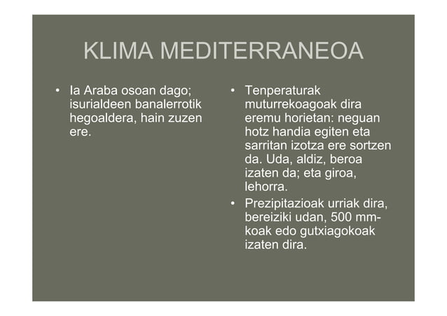 Euskadiko klima | PDF