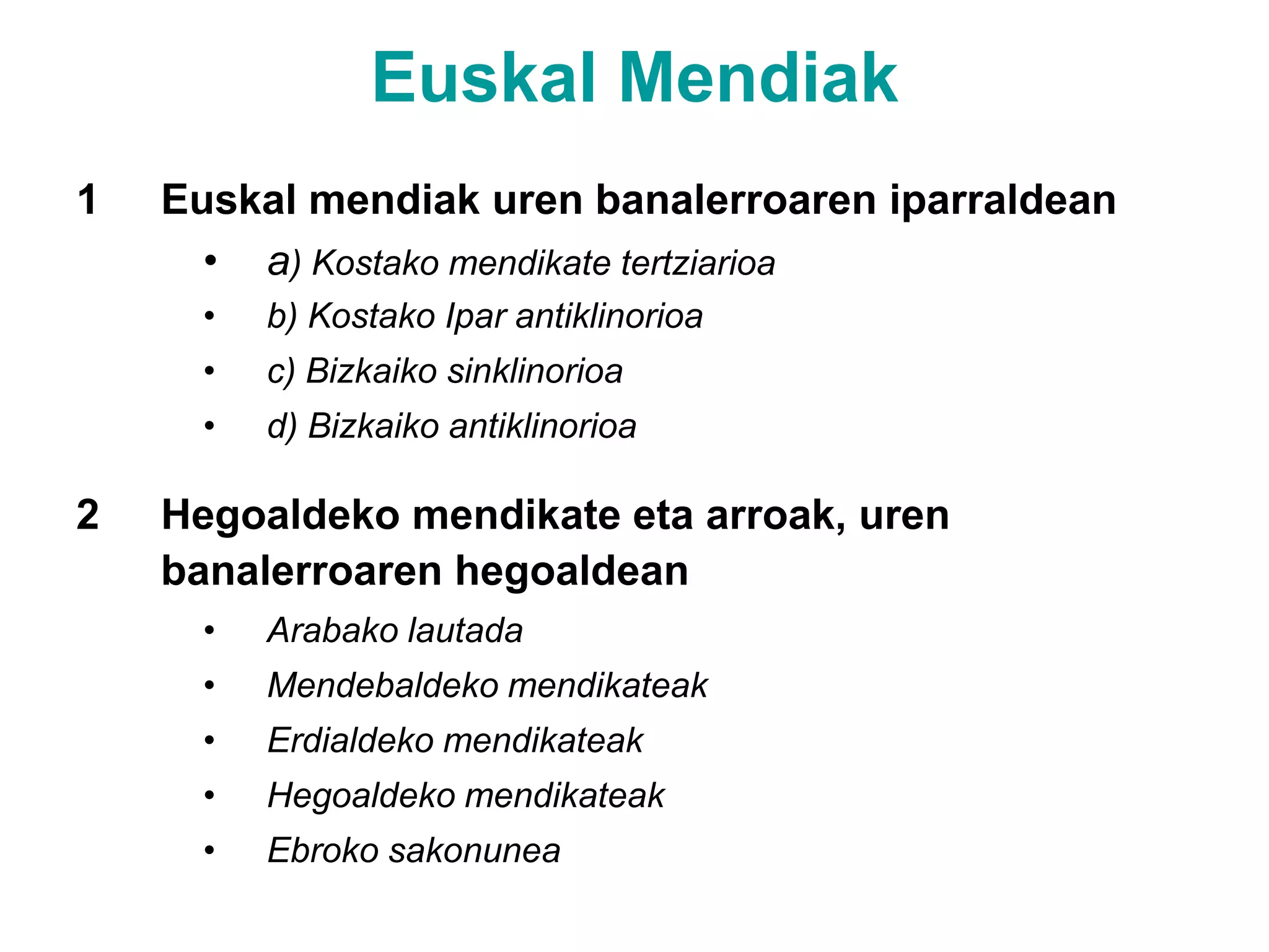 Euskal herriko erliebe | PPSX