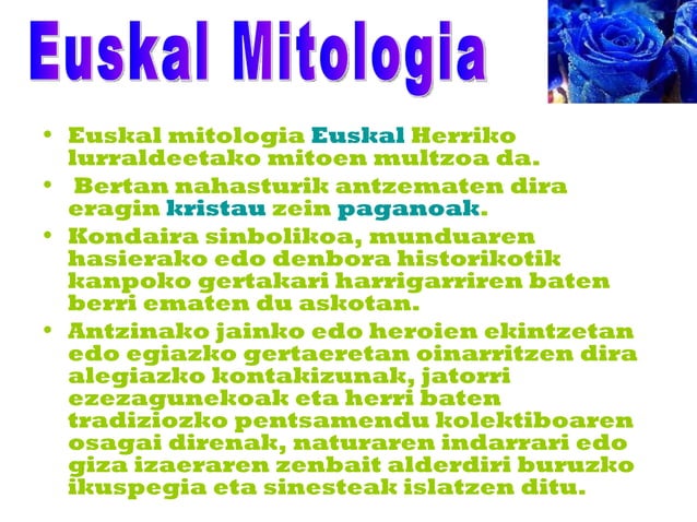 Euskal mitologia | PPT