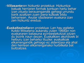 Euskaltzaindia eta Euskara Batua | PPT