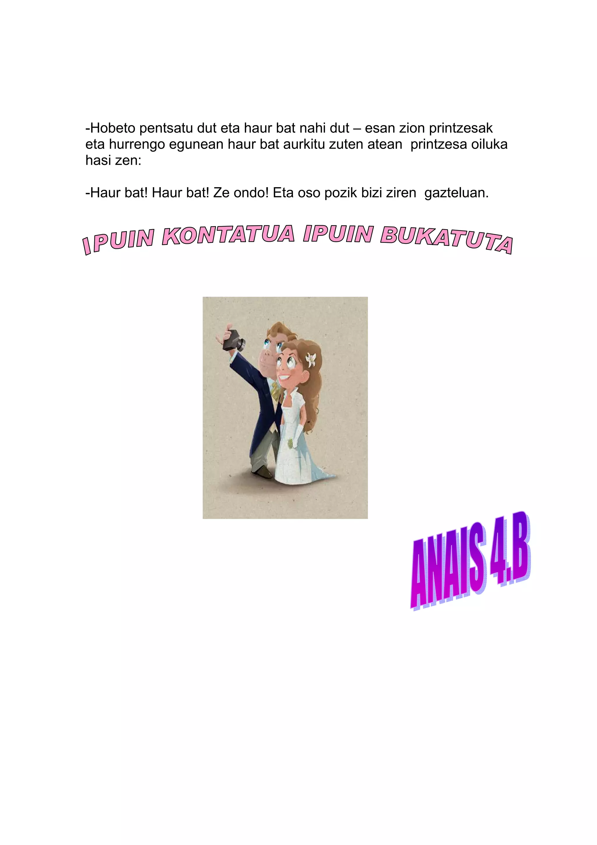 Euskararen eguneko ipuinak 4. b | PDF