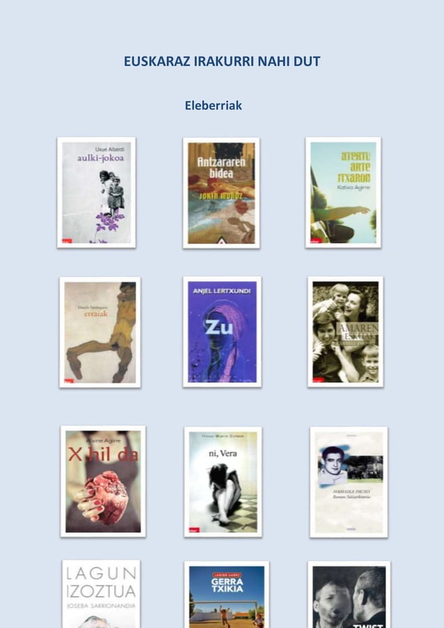 Euskaraz irakurri nahi dut | PDF