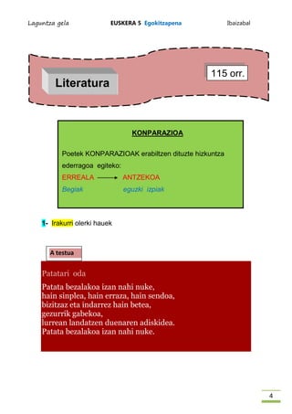 Euskera 5( Ibaizabal 8.gaia)-egokitzapena | PDF