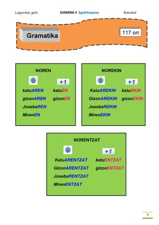Euskera 5( Ibaizabal 8.gaia)-egokitzapena | PDF