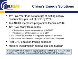 Energy Efficiency and ESCO Companies in China | PPTX