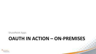 Building SharePoint 2013 Apps - Architecture, Authentication & Connectivity API | PPT