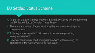 EU SETTLED STATUS SCHEME | PPTX