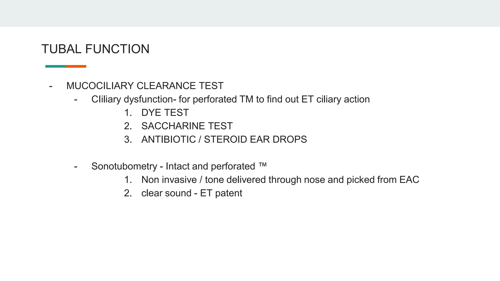 Eustachian tube and it's disorders, ENT | PPTX