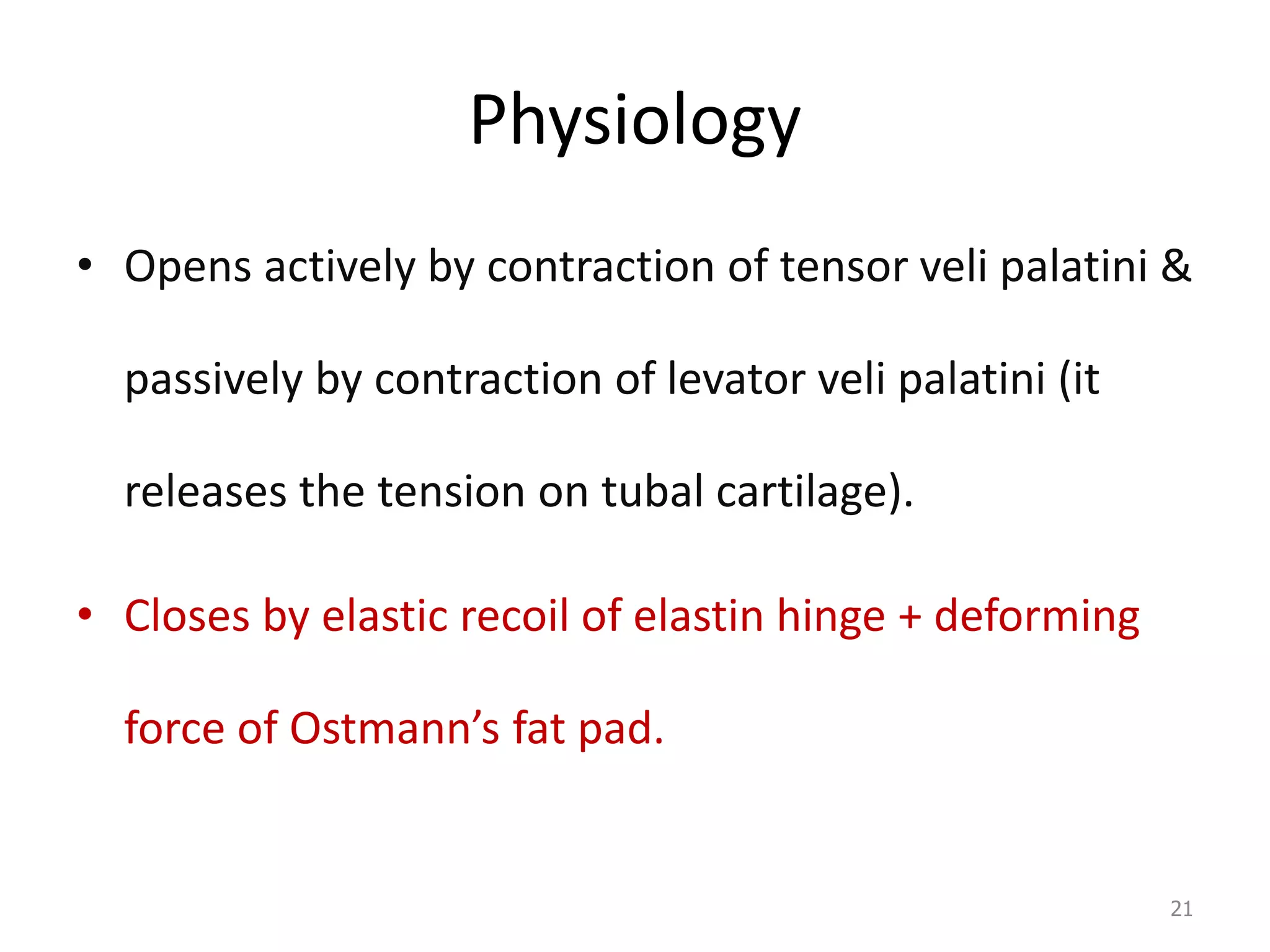 Eustachian tube, anatomy, test and disorders, dr.vijaya sundarm, 20.03.17