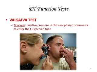 Eustachian tube, anatomy, test and disorders, dr.vijaya sundarm, 20.03.17