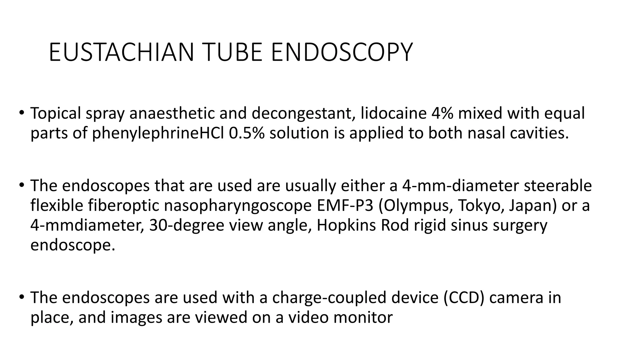 Eustachian tube dysfunction diagnosis and treatment | PPTX