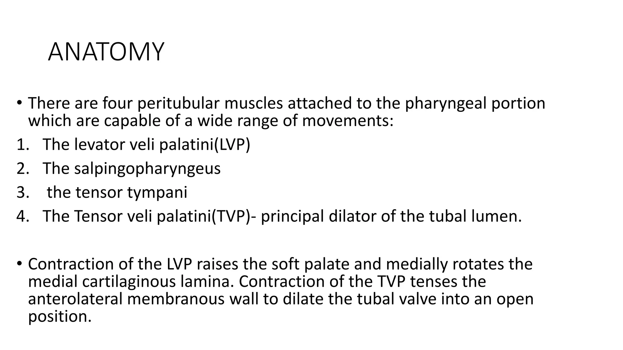 Eustachian tube dysfunction diagnosis and treatment | PPTX