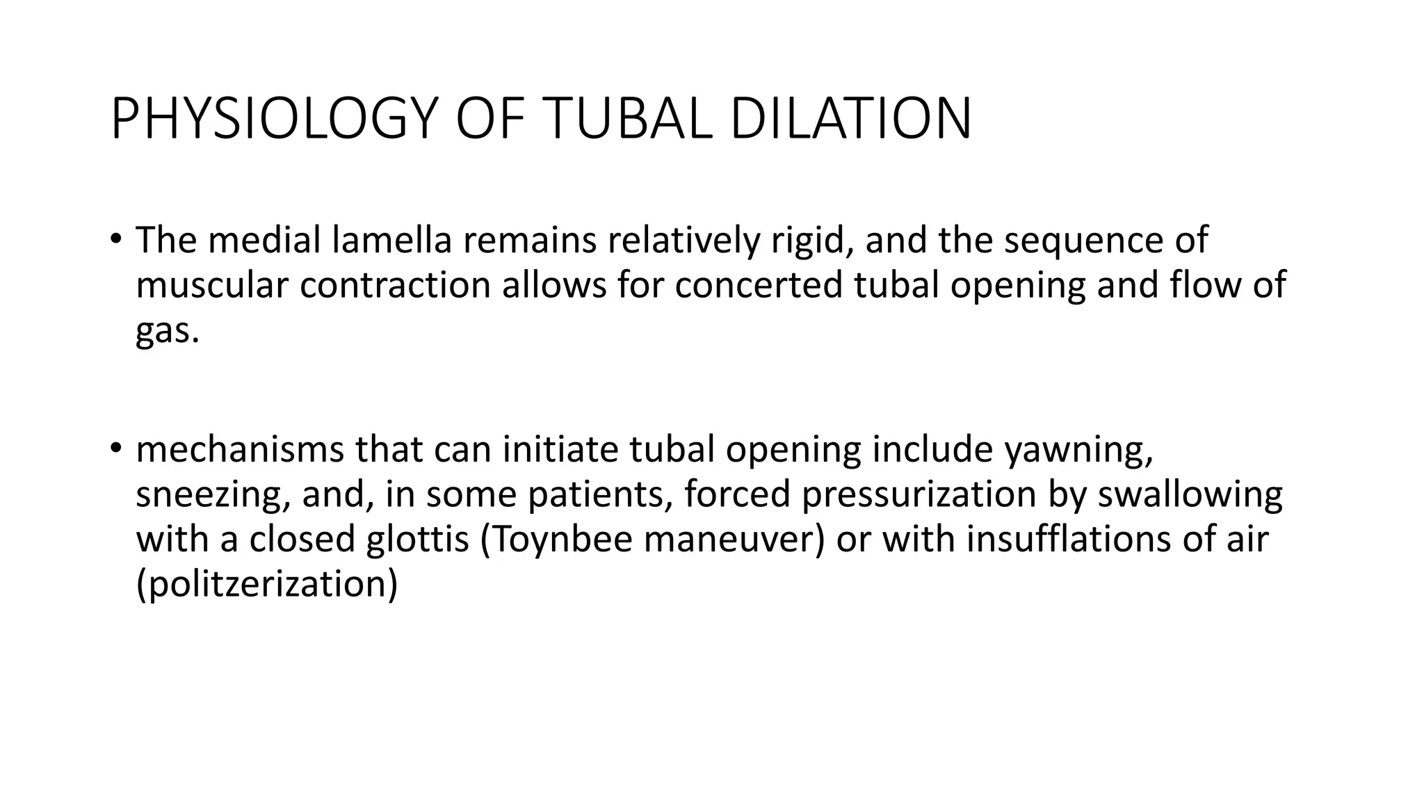 Eustachian tube dysfunction diagnosis and treatment | PPTX