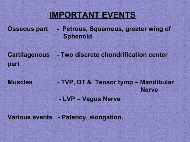 Eustachian tube final PP ANATOMY,EMBRYOLOGY,FUNCTIONS,DYSFUNCTIONS ...