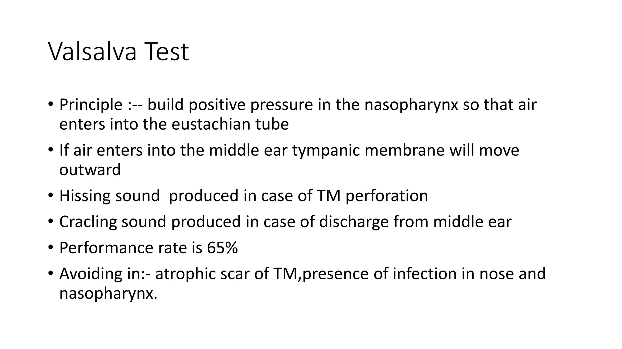 eustachian tube function tests.pptx | Ear, Nose and Throat Conditions ...