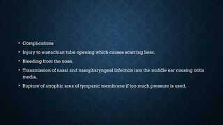 EUSTACHIAN TUBE FUNCTION TESTS.powerpoint presentation | PPTX
