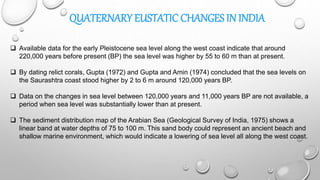 EUSTATIC CHANGES IN QUATERNARY_083406.pptx | Geography | Science