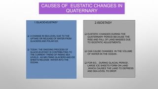 EUSTATIC CHANGES IN QUATERNARY_083406.pptx | Geography | Science