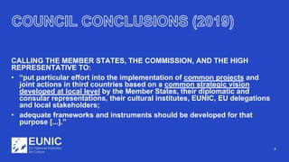 Gitte Zschoch - Director EUNIC Global | PPT