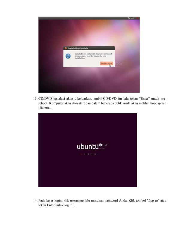 Cara instalasi-linux-ubuntu | PDF